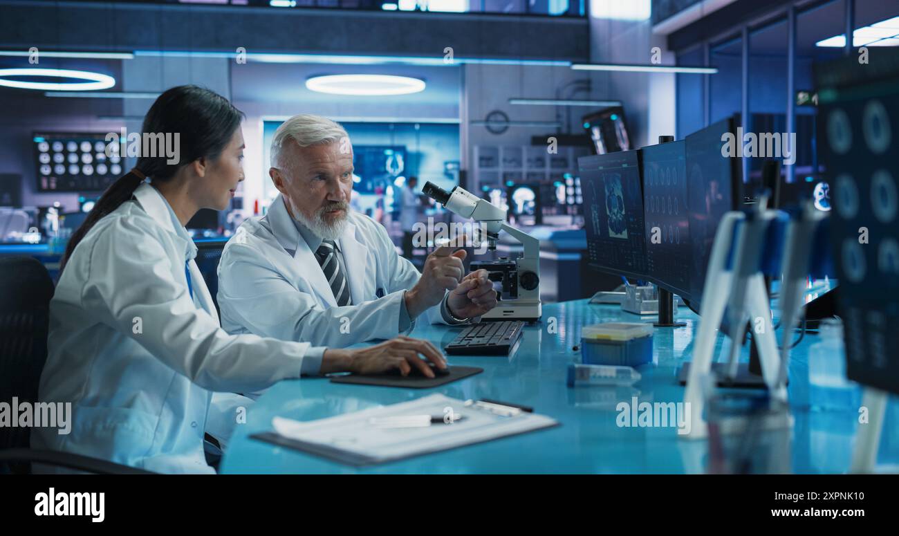 Biotechnology Medical Research Center: Female Asian Neuroscientist ...