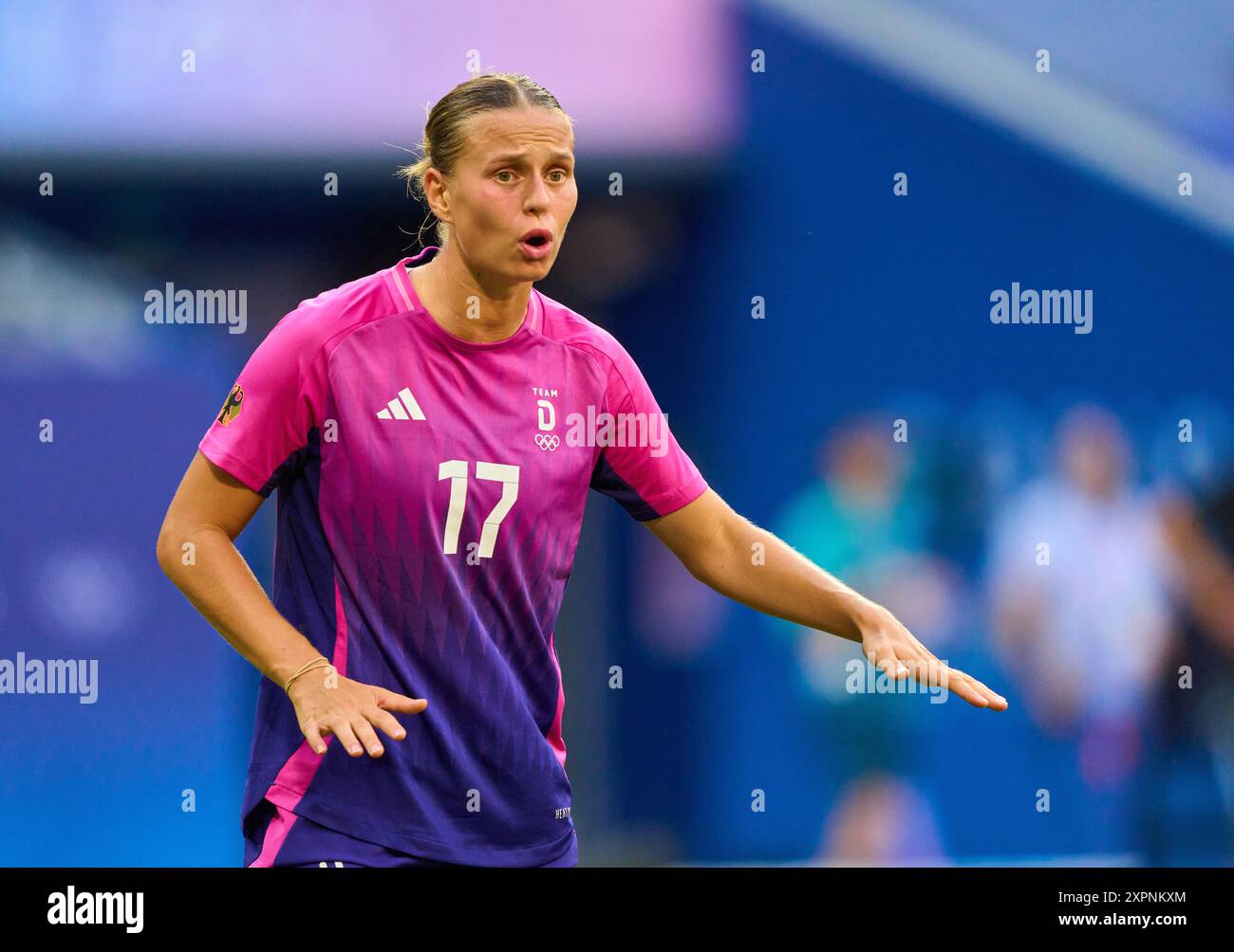Klara Buehl, DFB Frauen 17 at the women Olympic semifinal match GERMANY - USA 0-1 n.V. at Stade ...