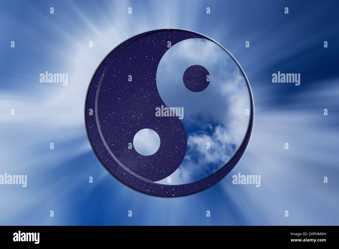 Night and day yin yang hi-res stock photography and images - Alamy