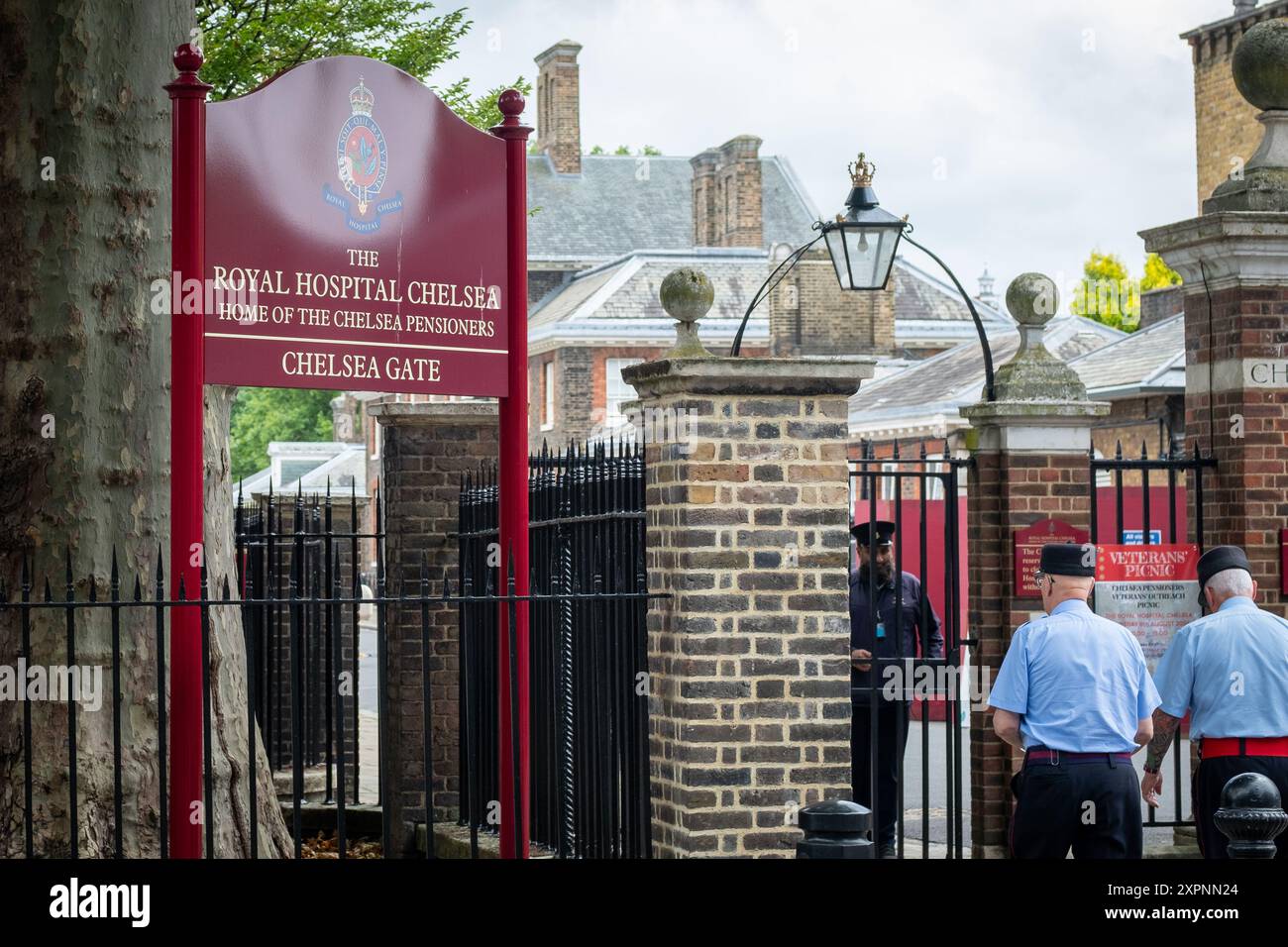LONDON- JULY, 2024: The Royal Hospital in Chelsea, home of the Chelsea ...