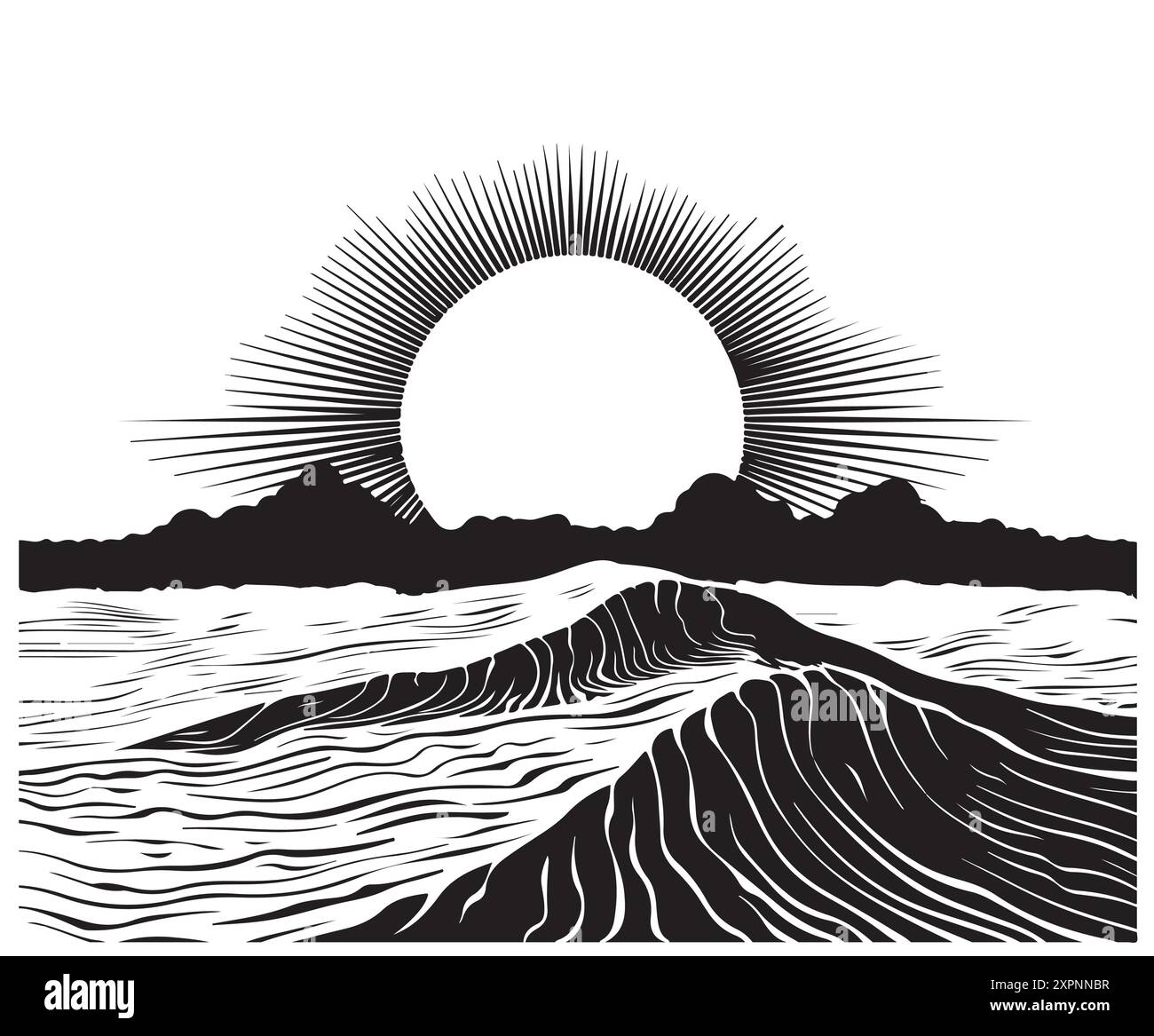Sunrise Icon Black And White