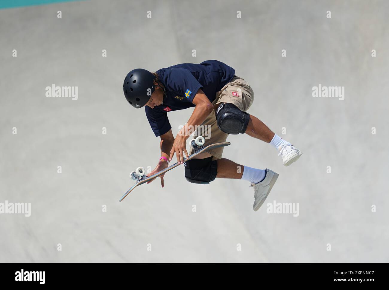 Paris, France. August 07 2024: Hampus Winberg (Sweden) competes during ...