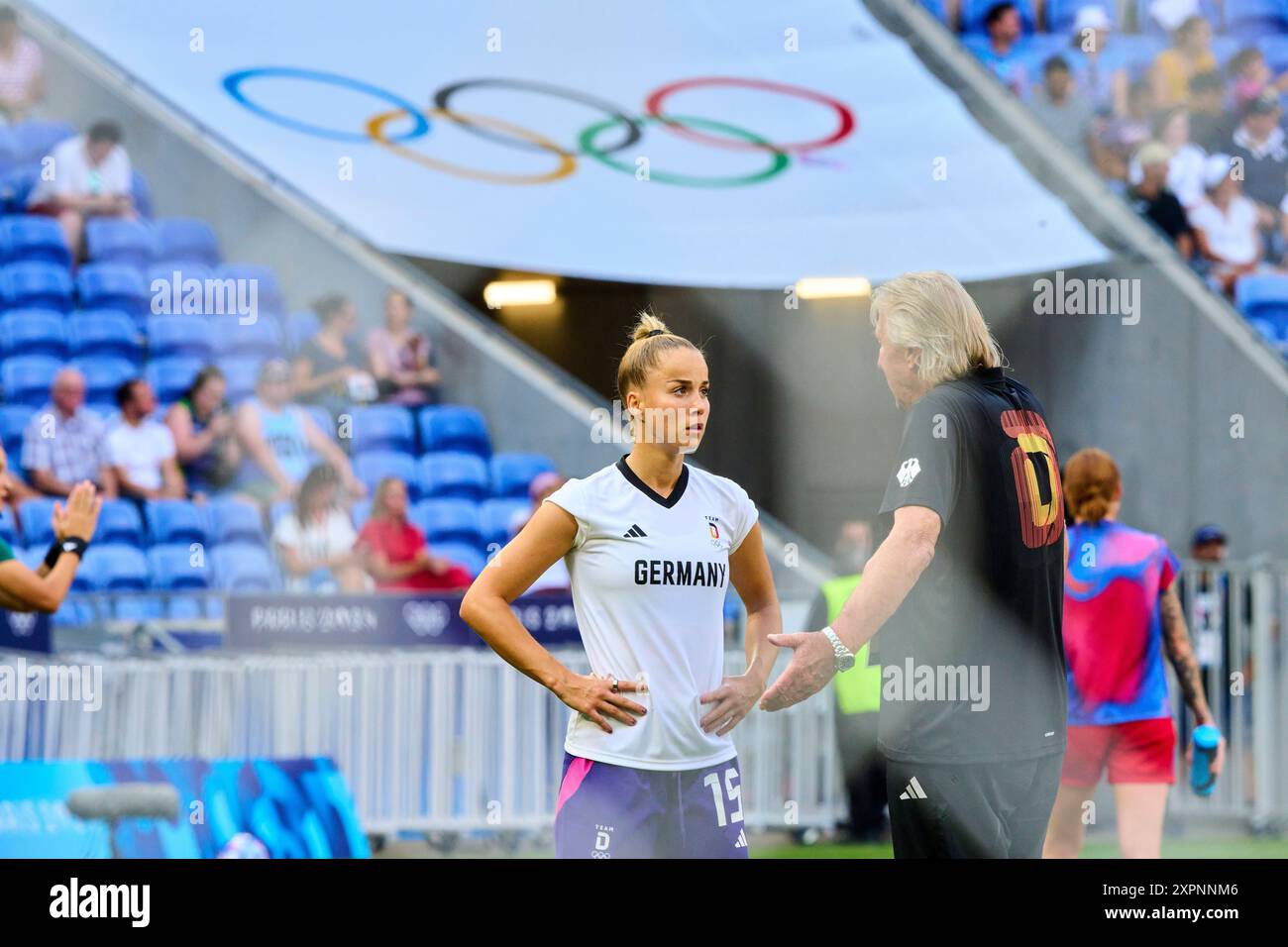 Giulia Gwinn, DFB Frauen 15 before the women Olympic semifinal match GERMANY - USA 0-1 n.V. at ...