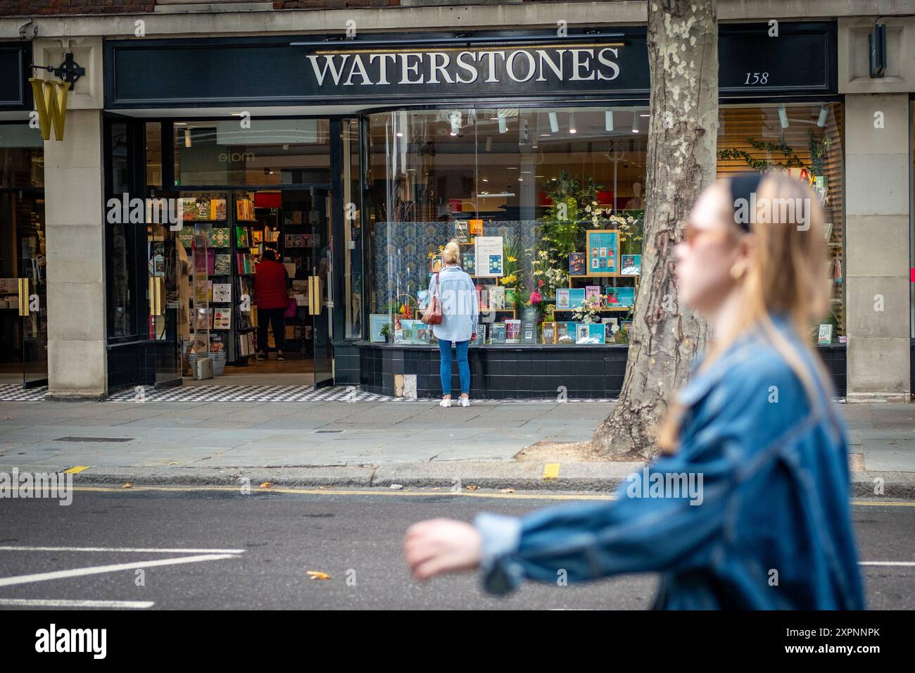 LONDON- JULY, 2024: Waterstones branch on Kings Road, Chelsea. British ...
