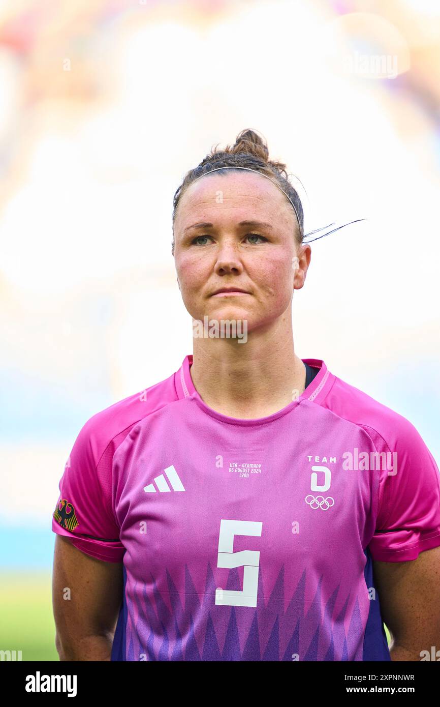 Marina HEGERING, DFB Frauen 5 at the women Olympic semifinal match GERMANY - USA 0-1 n.V. at ...