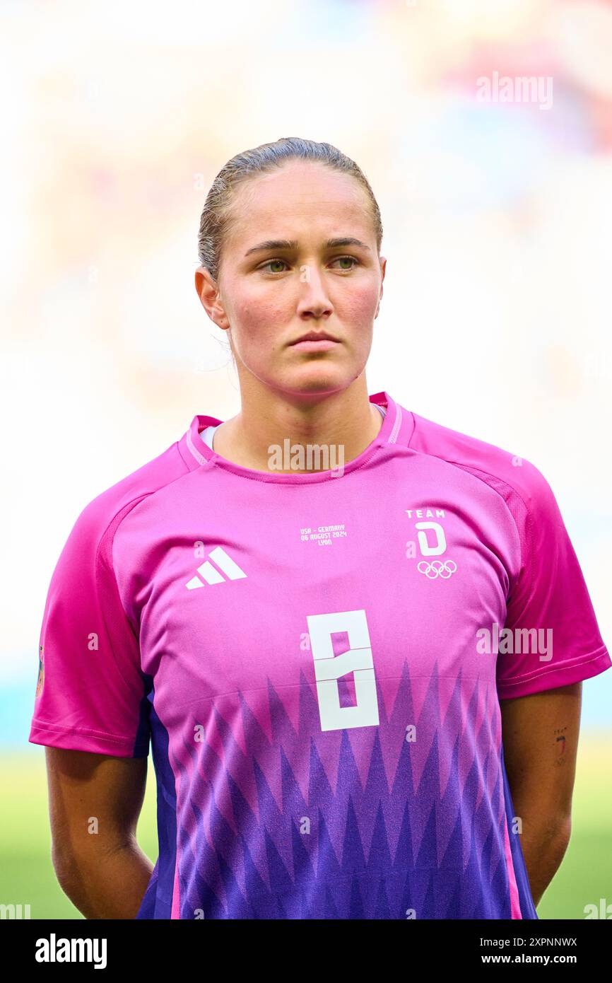 Sydney Lohmann, DFB Frauen 8 at the women Olympic semifinal match GERMANY - USA 0-1 n.V. at ...