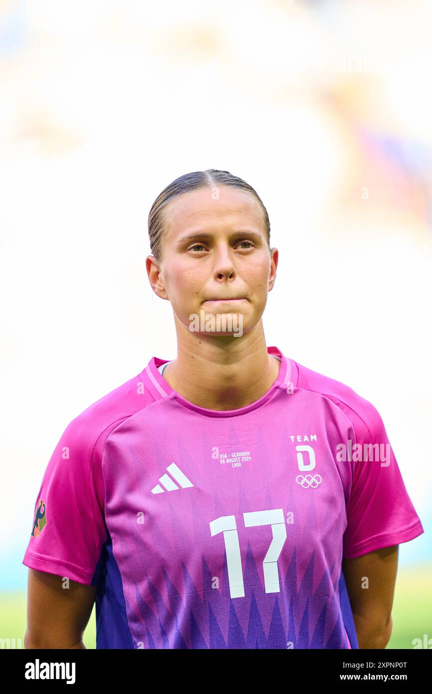 Klara Bühl, DFB Frauen 17 at the women Olympic semifinal match GERMANY - USA 0-1 n.V. at Stade ...