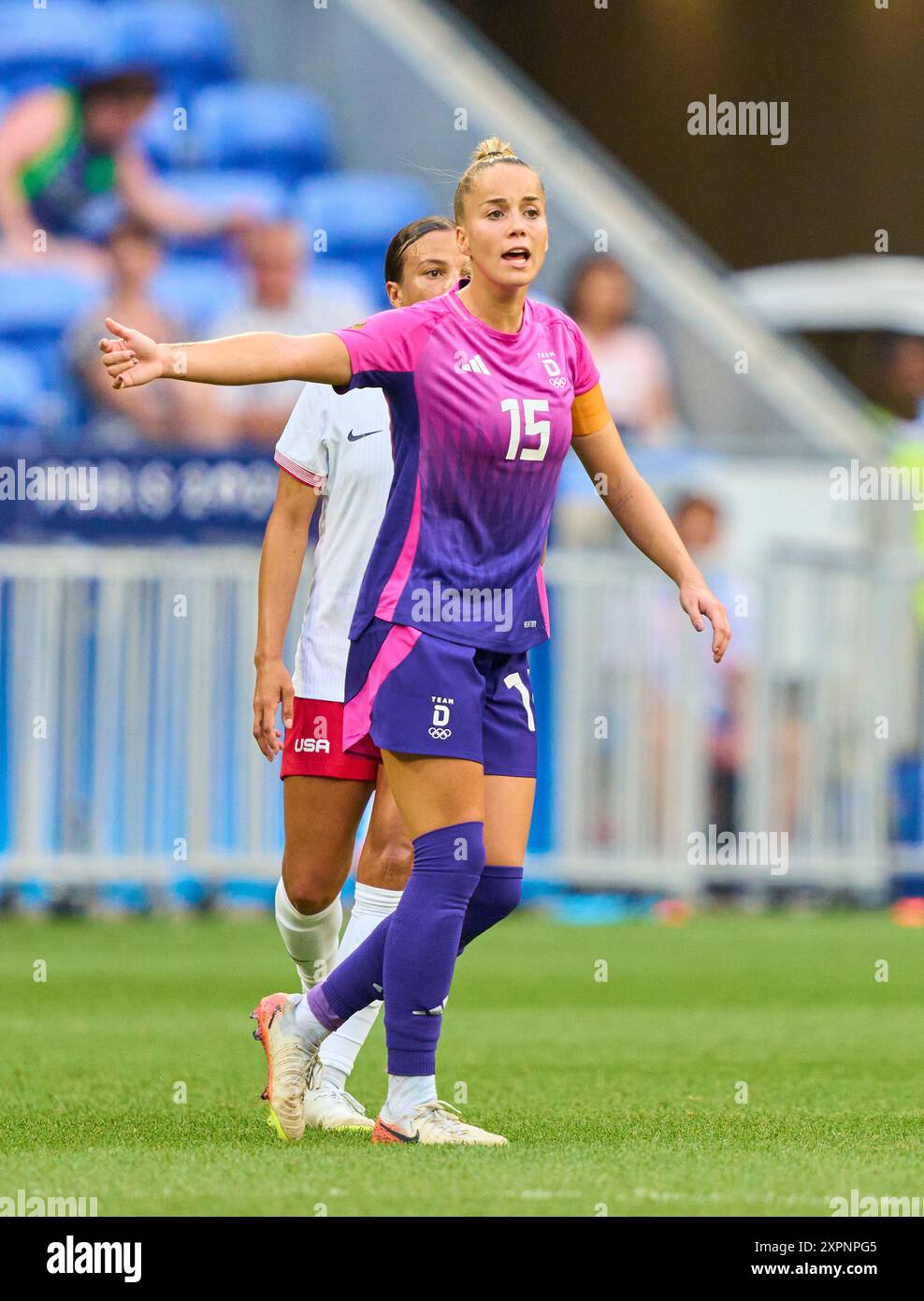 Giulia Gwinn, DFB Frauen 15 at the women Olympic semifinal match GERMANY - USA 0-1 n.V. at Stade ...