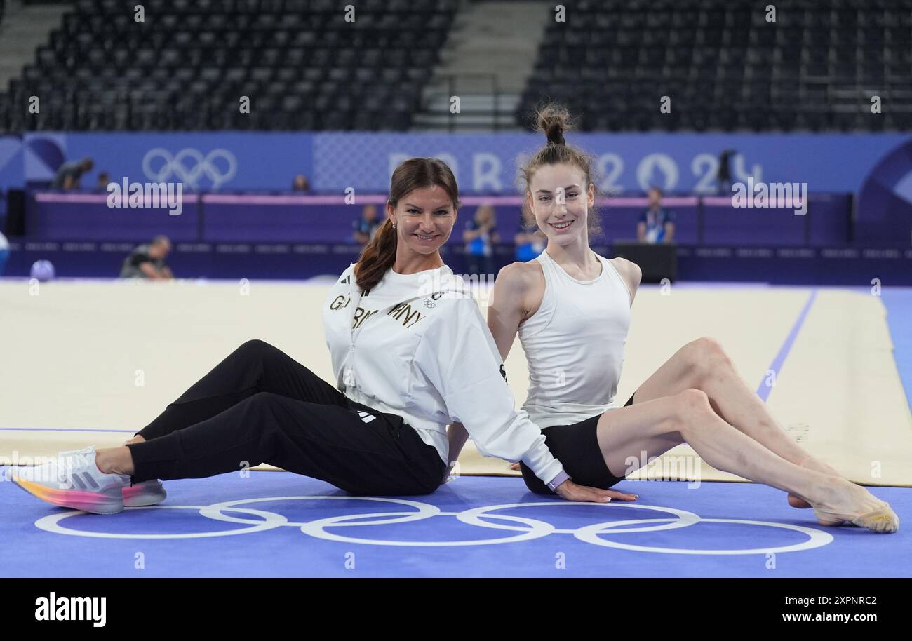 Paris, France. 07th Aug, 2024. Olympics, Paris 2024, gymnastics ...