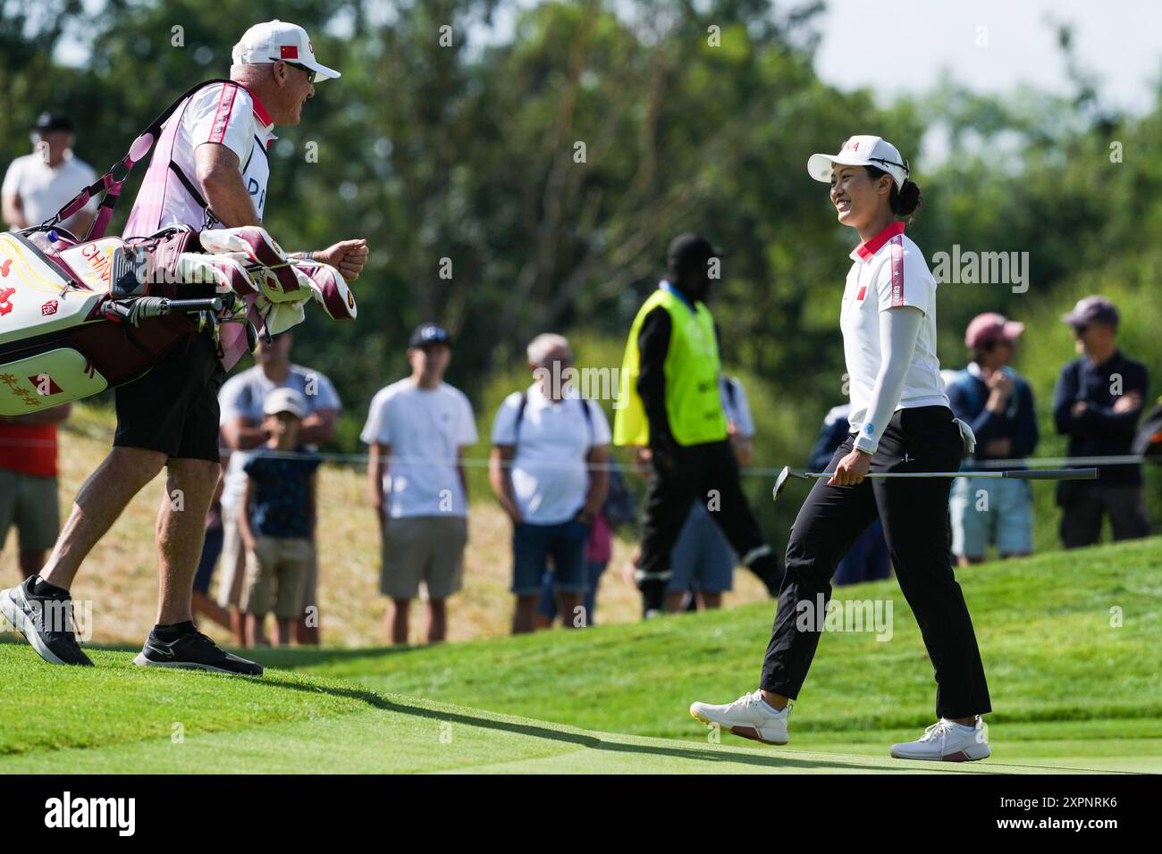 Paris, France. 7th Aug, 2024. Lin Xiyu of China reacts during the women ...