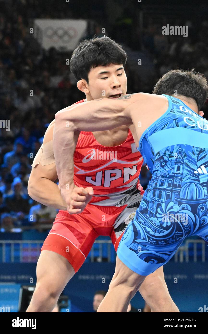 SOGABE Kyotaro Japan (JPN) vs Luis Alberto ORTA SANCHEZ (CUB), MGR 67kg ...