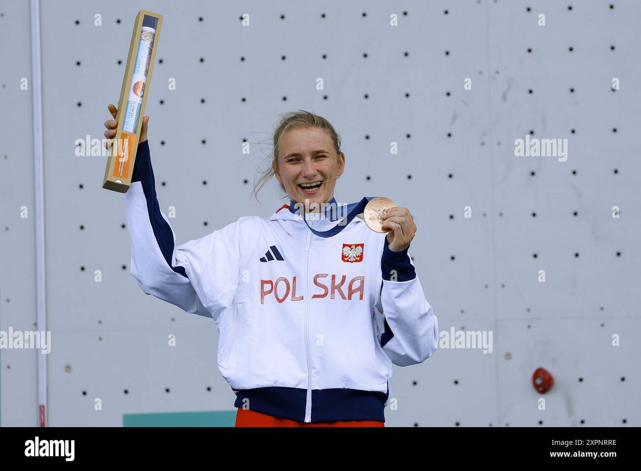 KALUCKA Aleksandra of Poland Sport Climbing Women's Speed, Final during ...