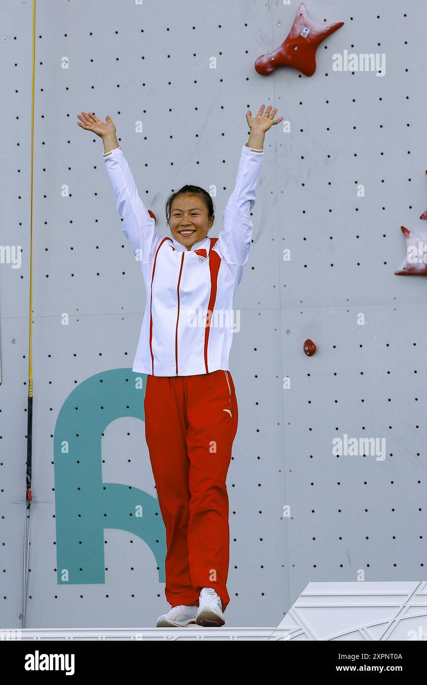 DENG Lijuan of People's Republic of China Sport Climbing Women's Speed ...
