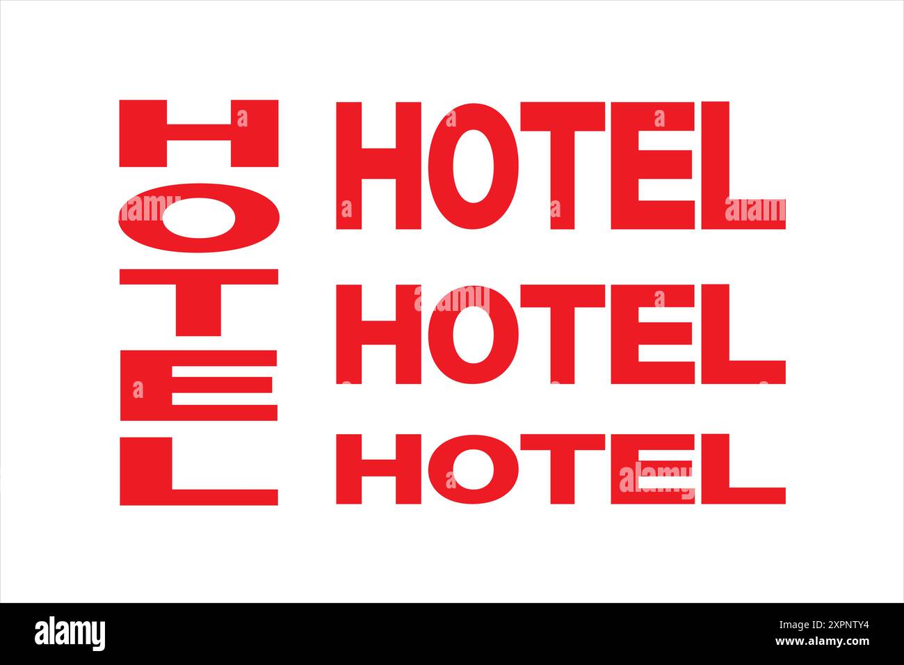 Hotel letter style Stock Vector Image & Art - Alamy