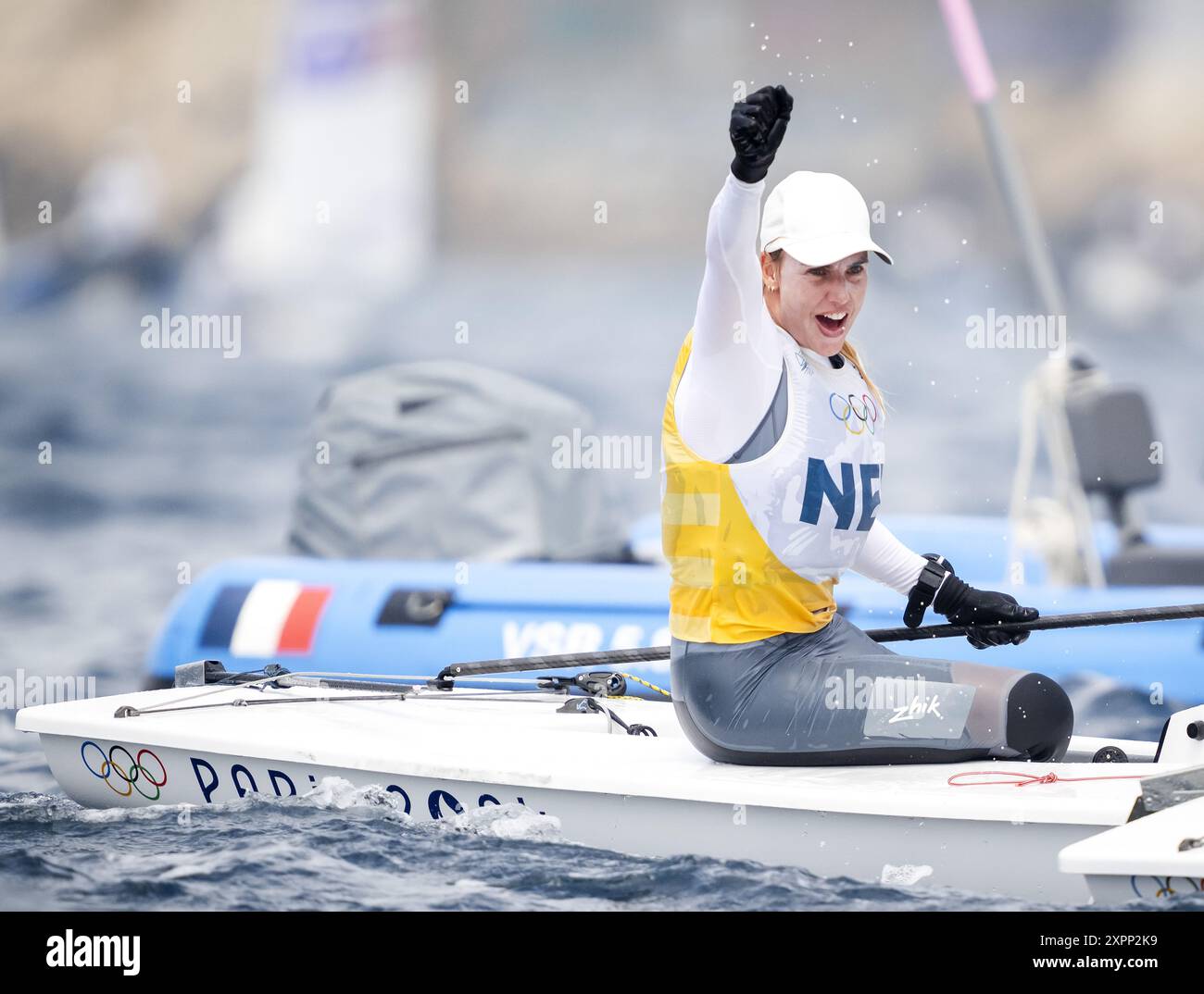 Marseille, France. 7 August, 2024.MARSEILLE - Sailor Marit Bouwmeester ...