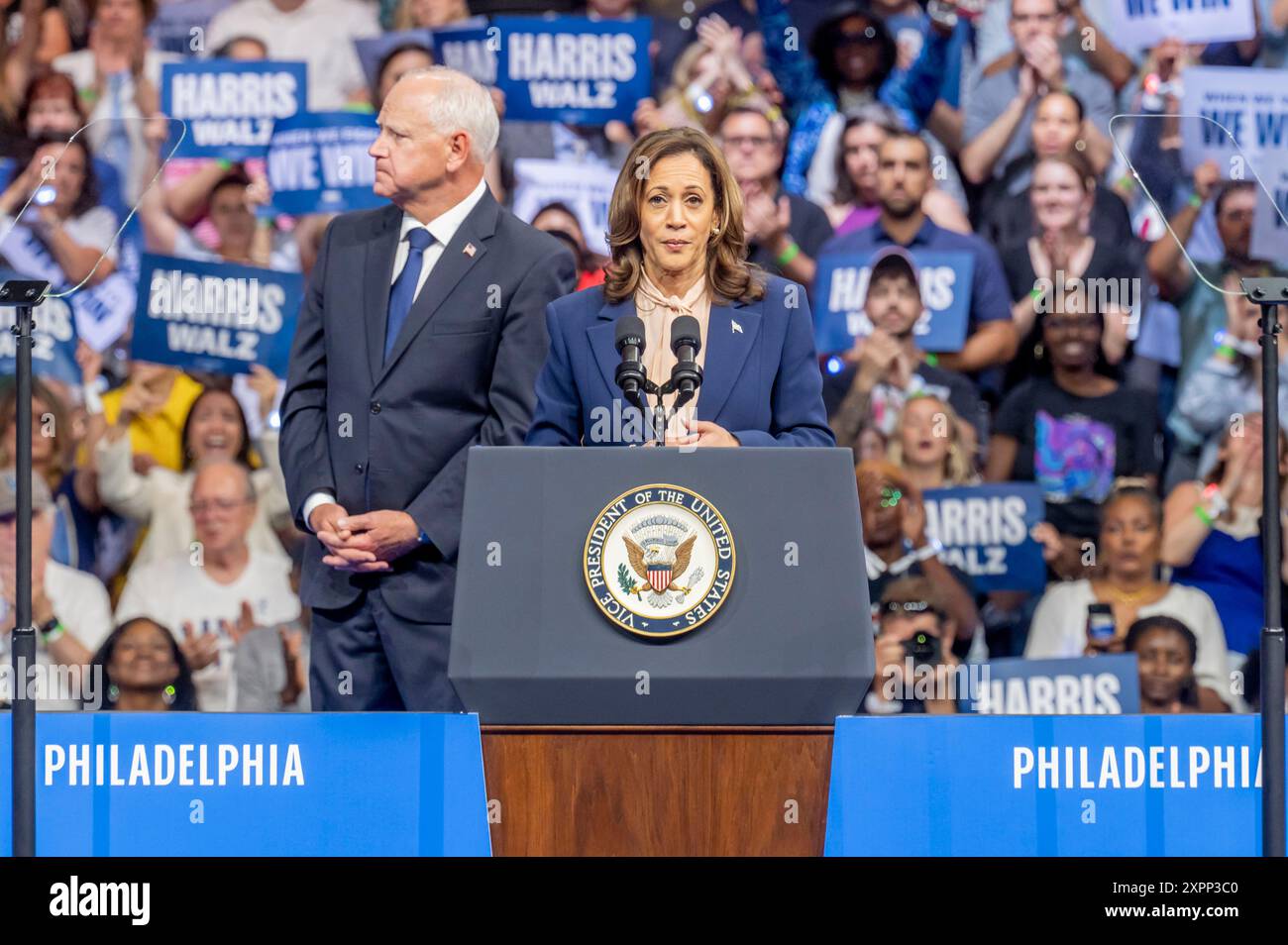 Philadelphia, United States. 06th Aug, 2024. Democratic presidential ...