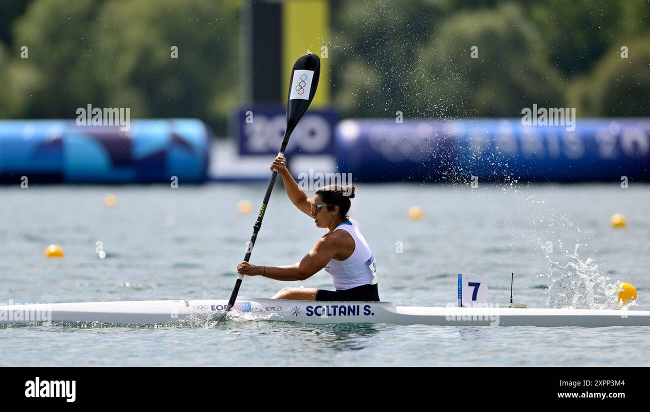 Paris, France. 07th Aug, 2024. Paris 2024 Olympic Games. Canoe Sprint ...