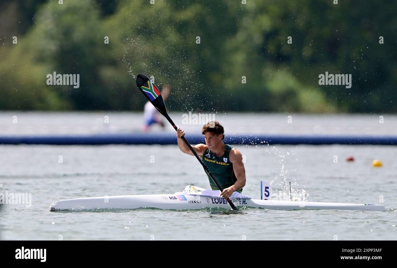 Paris, France. 07th Aug, 2024. Paris 2024 Olympic Games. Canoe Sprint ...
