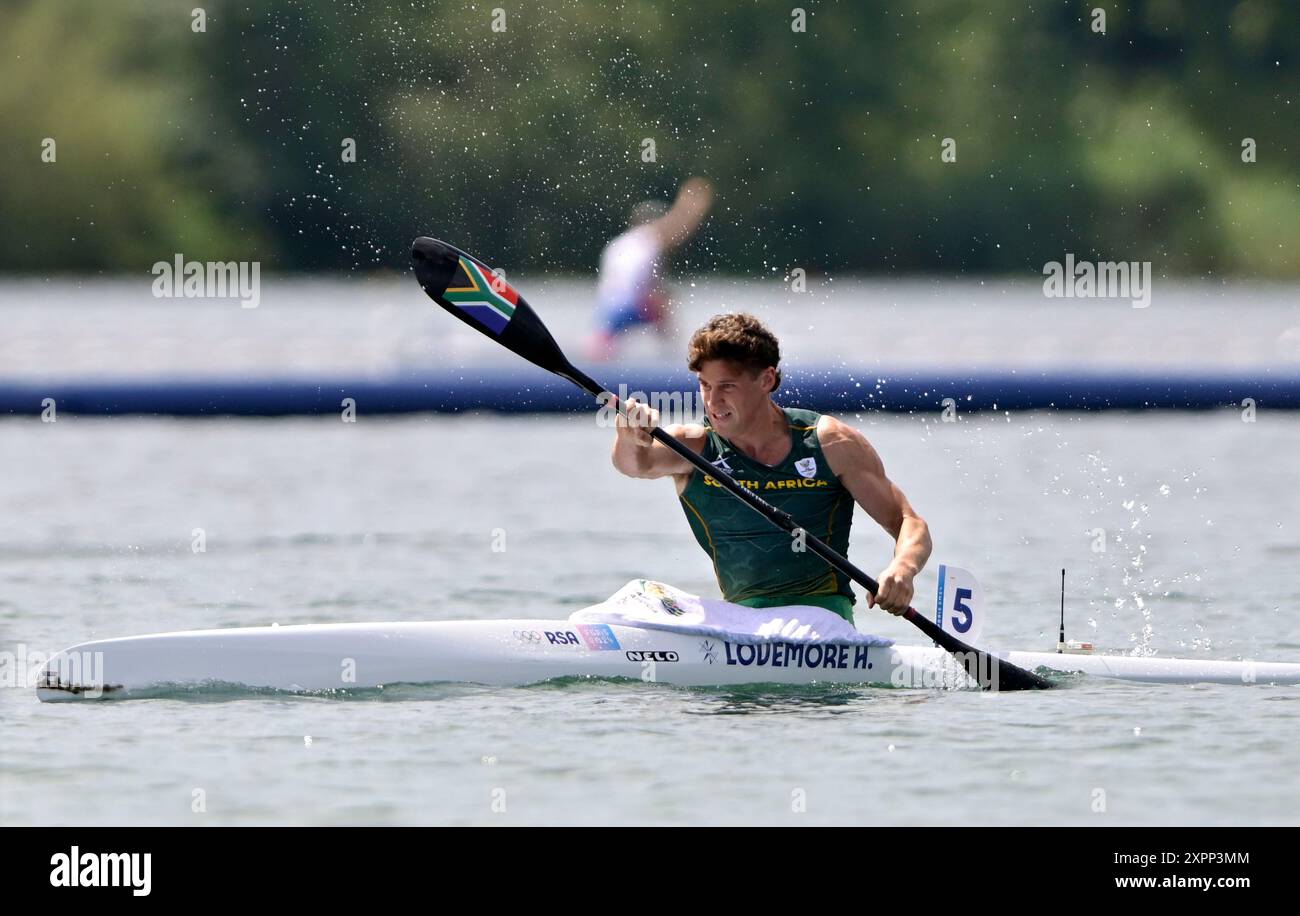 Paris, France. 07th Aug, 2024. Paris 2024 Olympic Games. Canoe Sprint ...