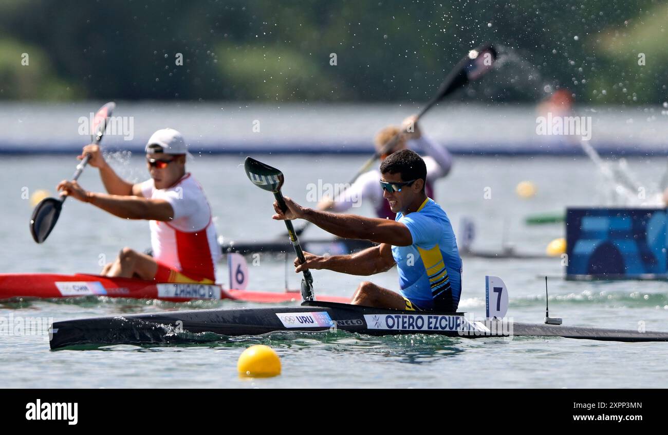 Paris, France. 07th Aug, 2024. Paris 2024 Olympic Games. Canoe Sprint ...