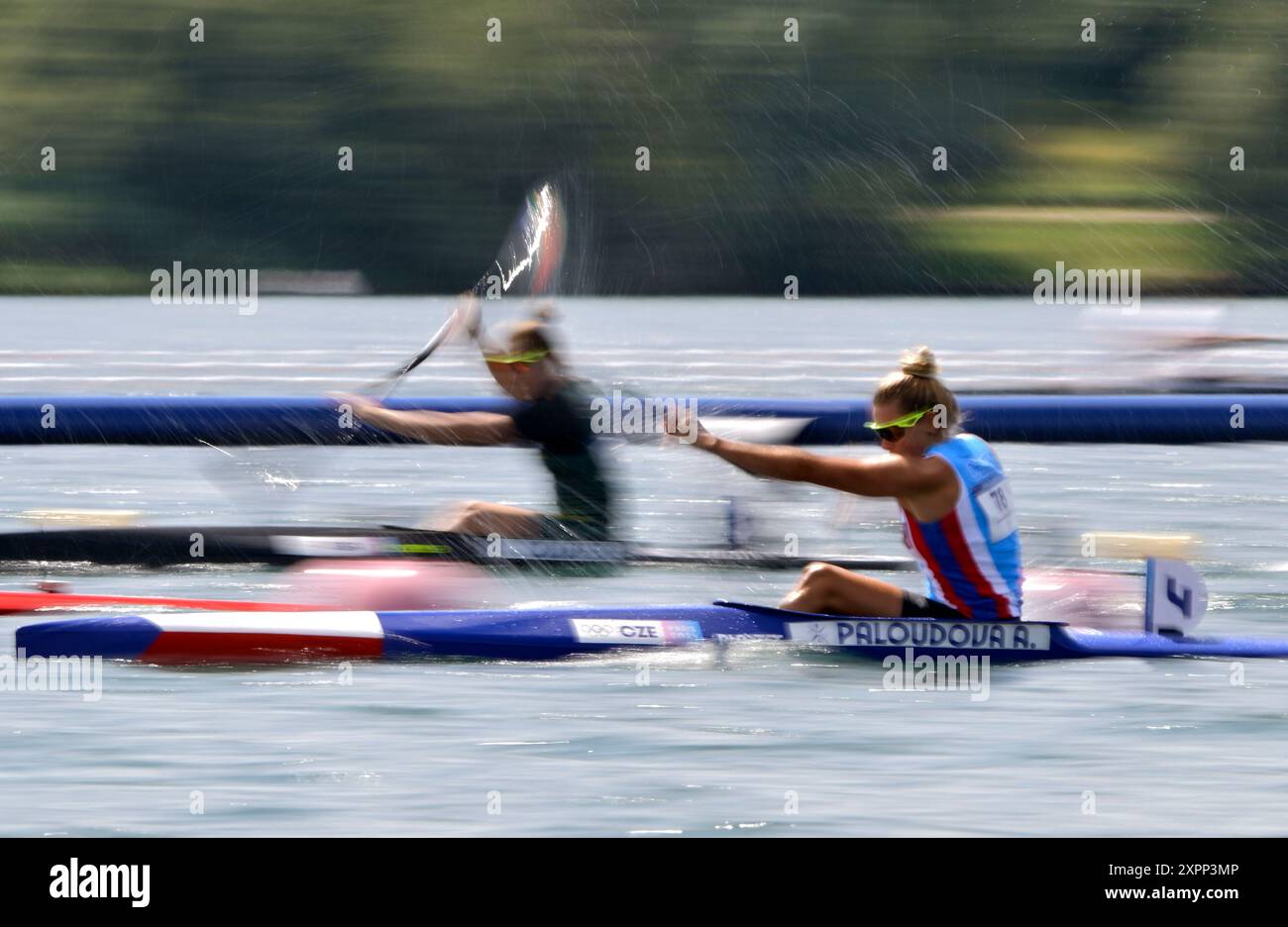 Paris, France. 07th Aug, 2024. Paris 2024 Olympic Games. Canoe Sprint ...