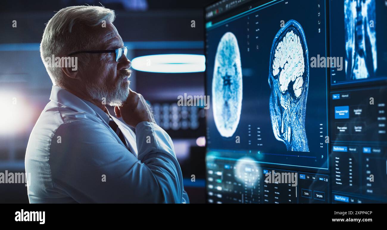 Medical Research Center: Close Up Portrait Of Caucasian Male ...