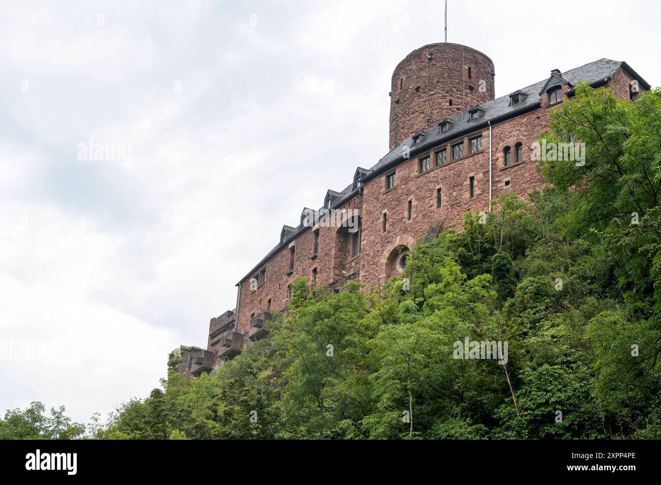Heimbach Nordrhein-Westfalen Germany 1st August 2024 Above the river ...