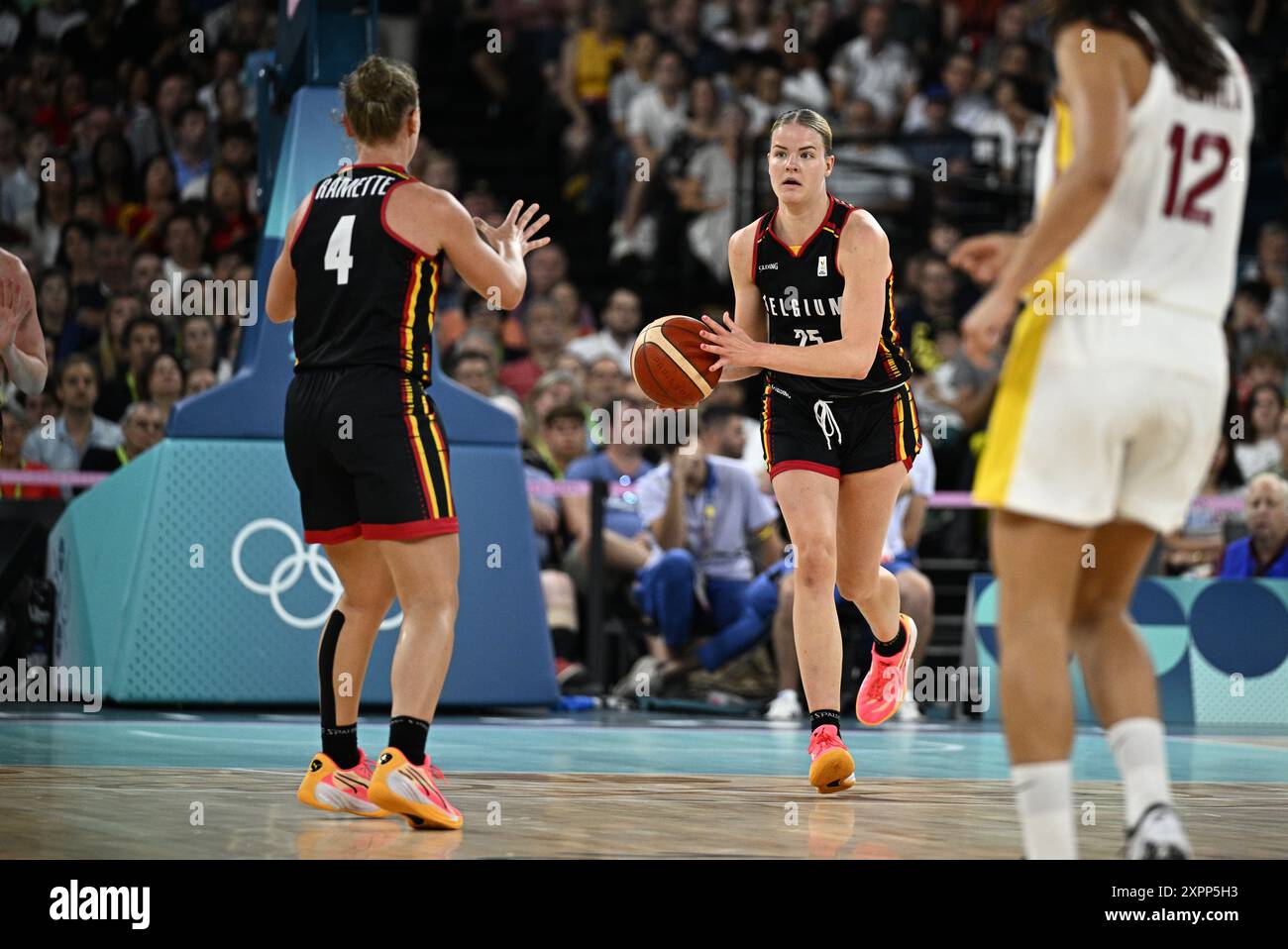 Paris, France. 07th Aug, 2024. Belgium's Becky Massey and Belgium's ...