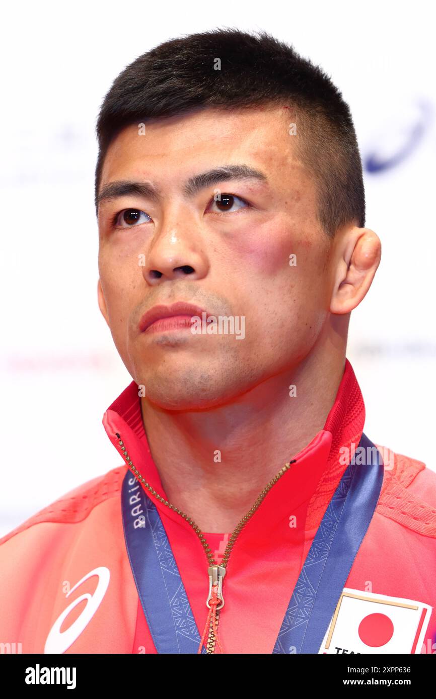 Paris, France. 7th Aug, 2024. Kenichiro Fumita (JPN) Wrestling : Gold ...