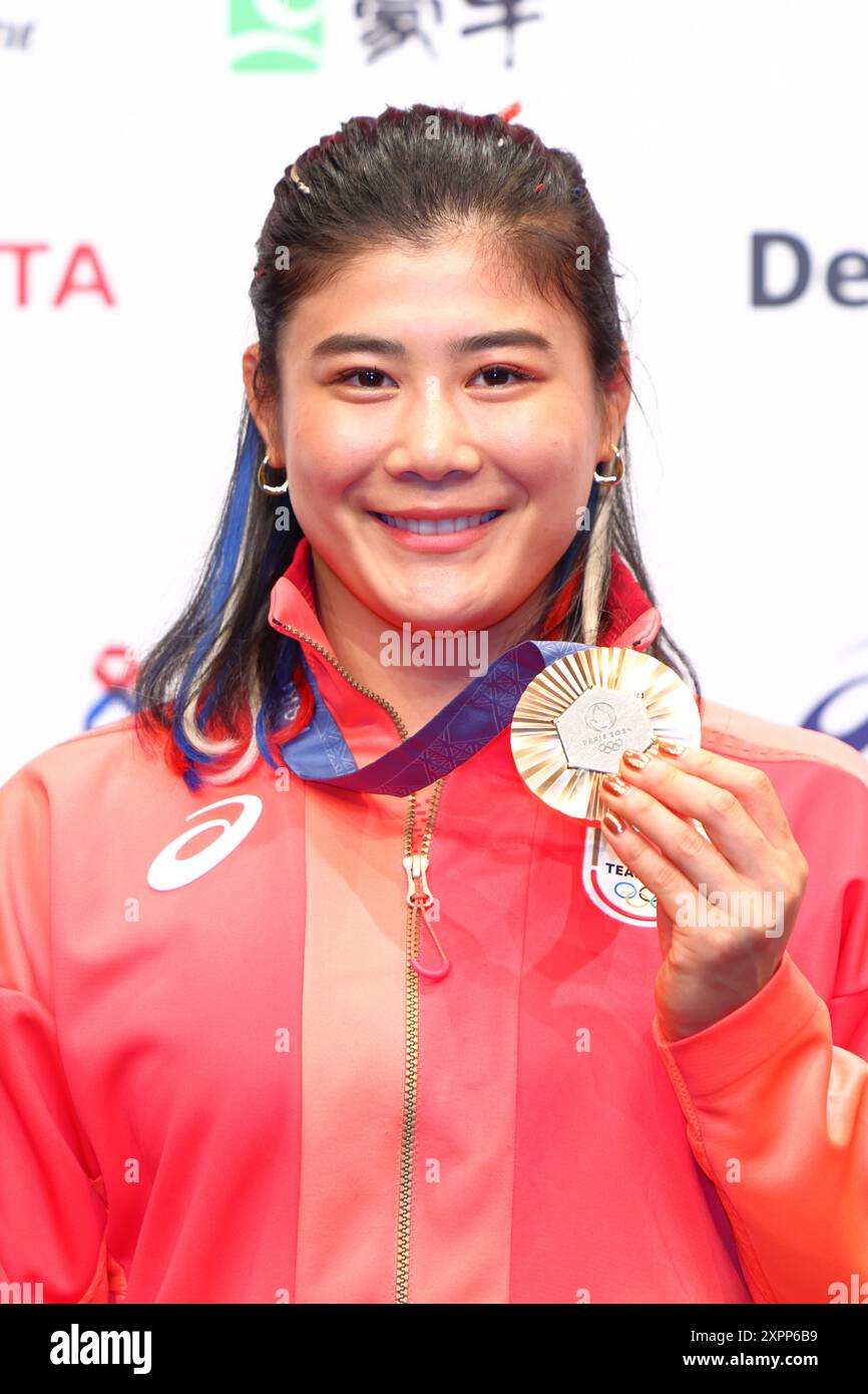 Paris, France. 7th Aug, 2024. Nonoka Ozaki (JPN) Wrestling : Gold ...