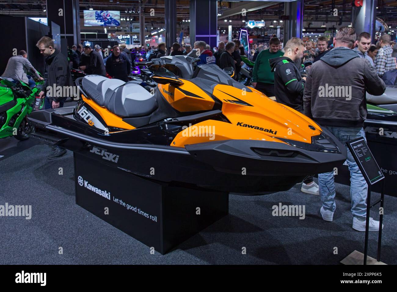 Pasila, Helsinki, Finland – February 3, 2024: Kawasaki Ultra 160 LX-S ...