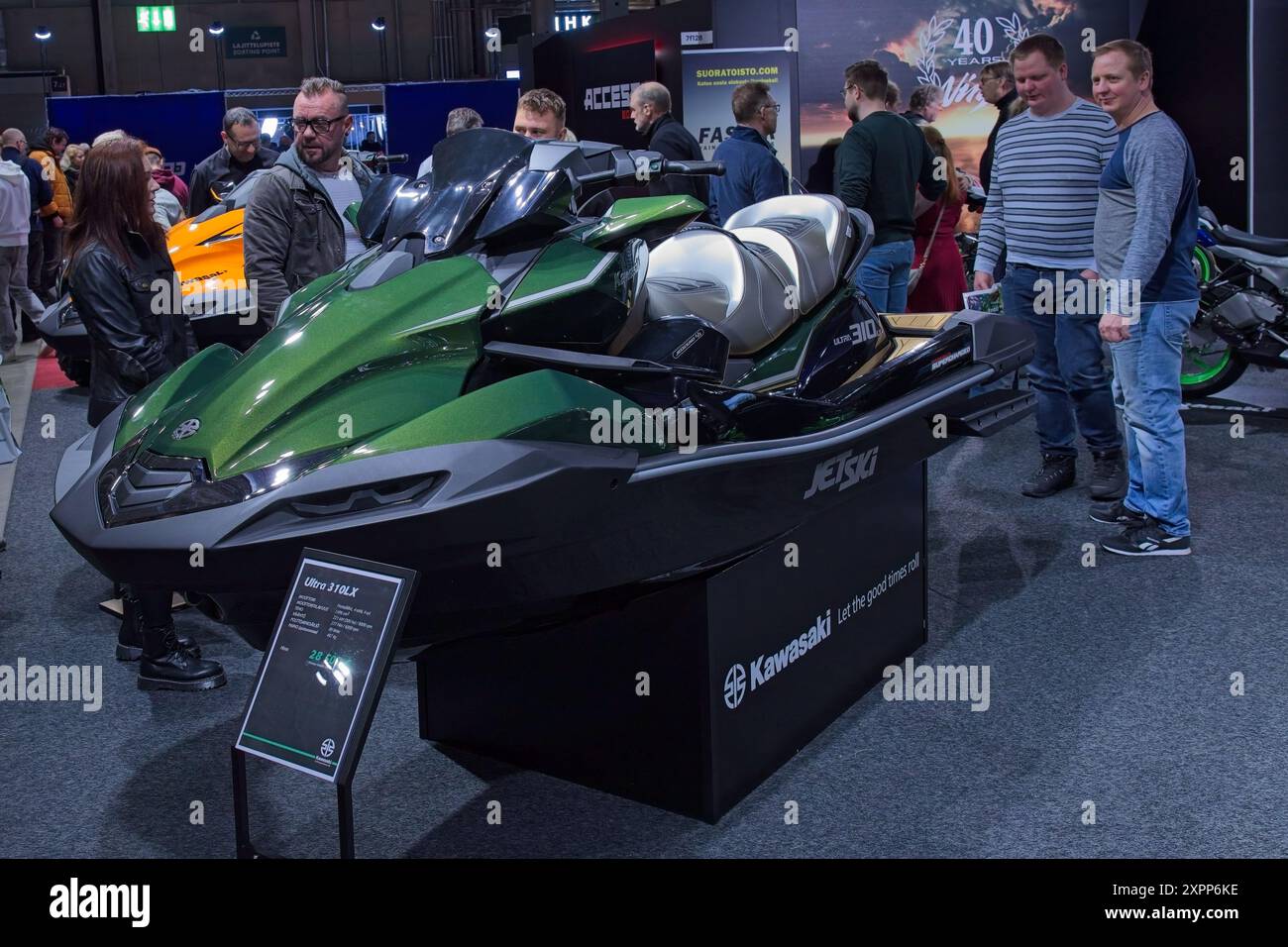 Pasila, Helsinki, Finland – February 3, 2024: Kawasaki Ultra 310 LX Jet ...