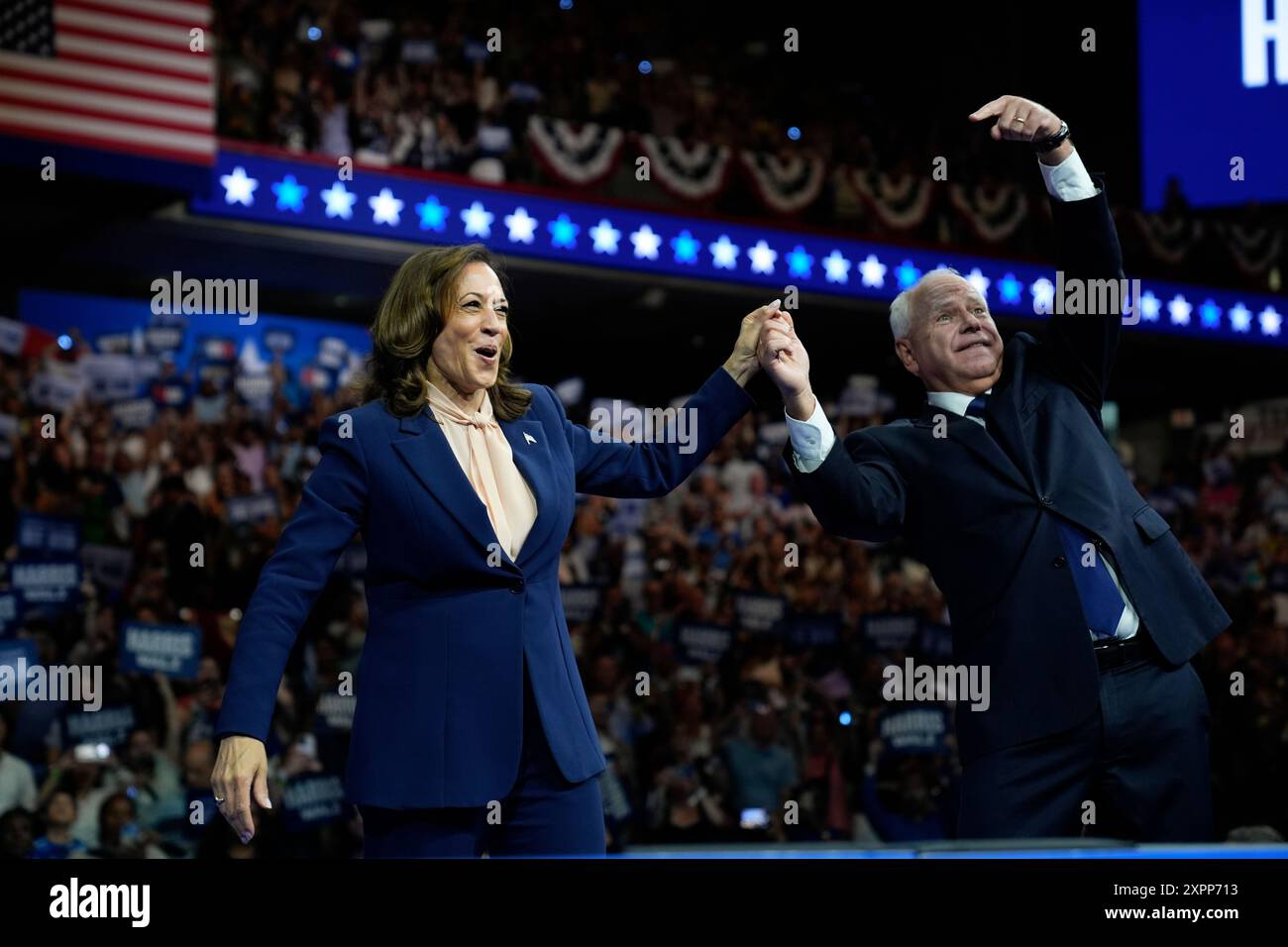 Democratic presidential nominee Vice President Kamala Harris ...