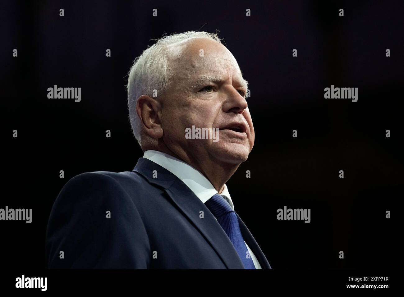 Democratic vice presidential nominee Minnesota Gov. Tim Walz appears ...