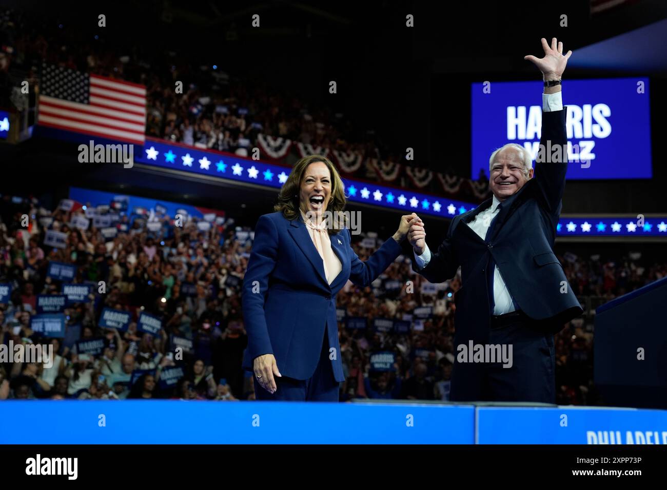 Democratic presidential nominee Vice President Kamala Harris ...