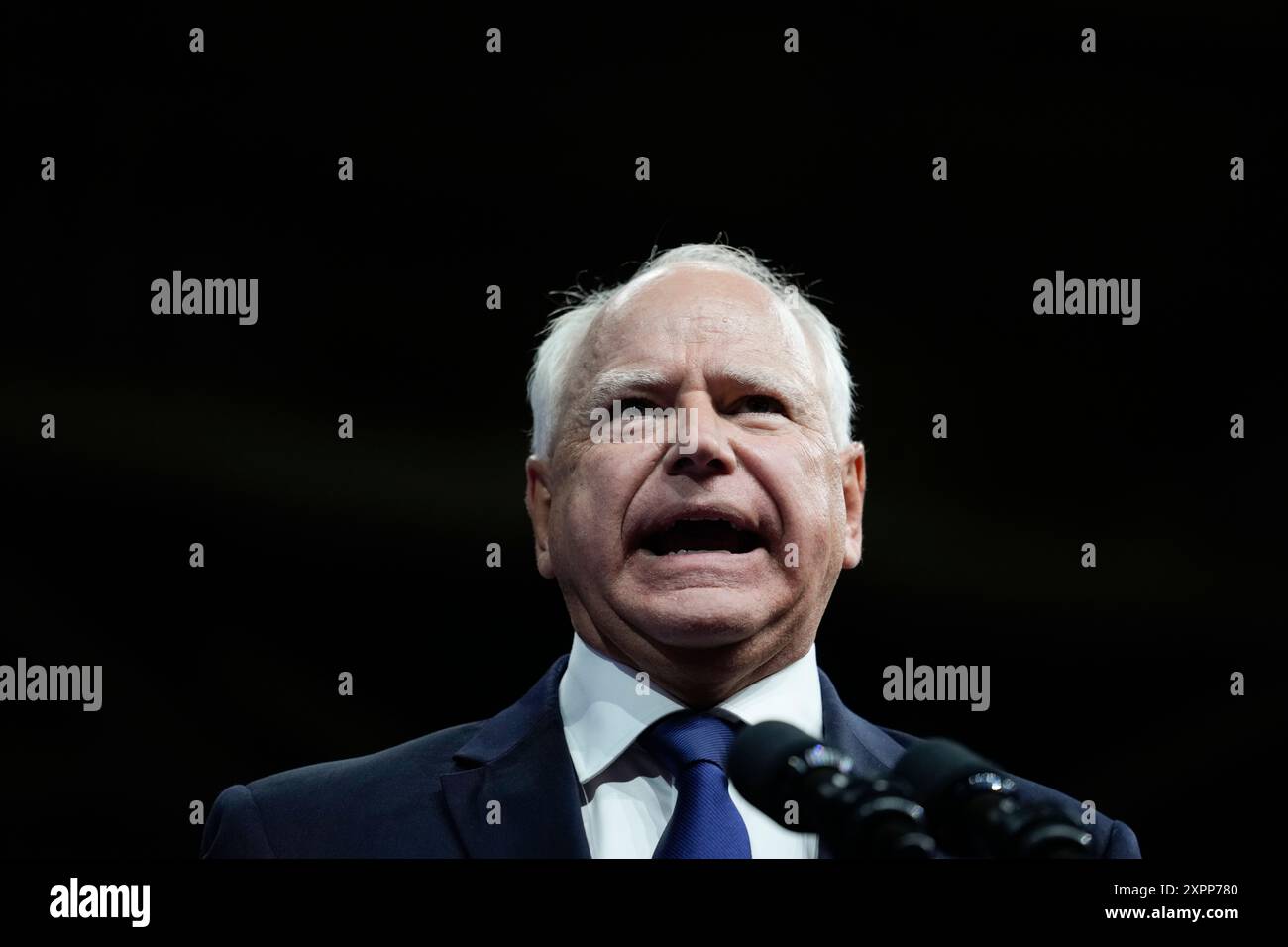 Democratic vice presidential nominee Minnesota Gov. Tim Walz appears ...
