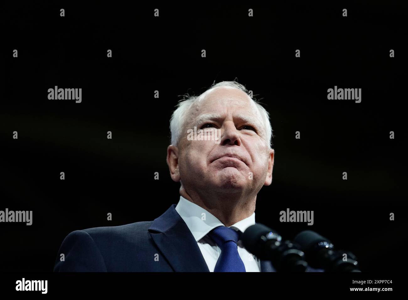 Democratic vice presidential nominee Minnesota Gov. Tim Walz appears ...