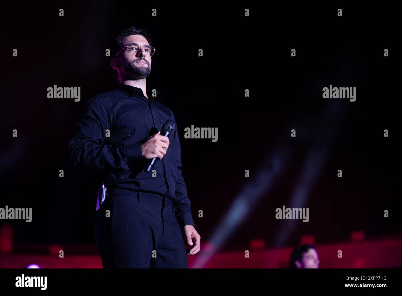 Piero Barone (Il Volo) performs live at Anfiteatro degli Scavi for the ...