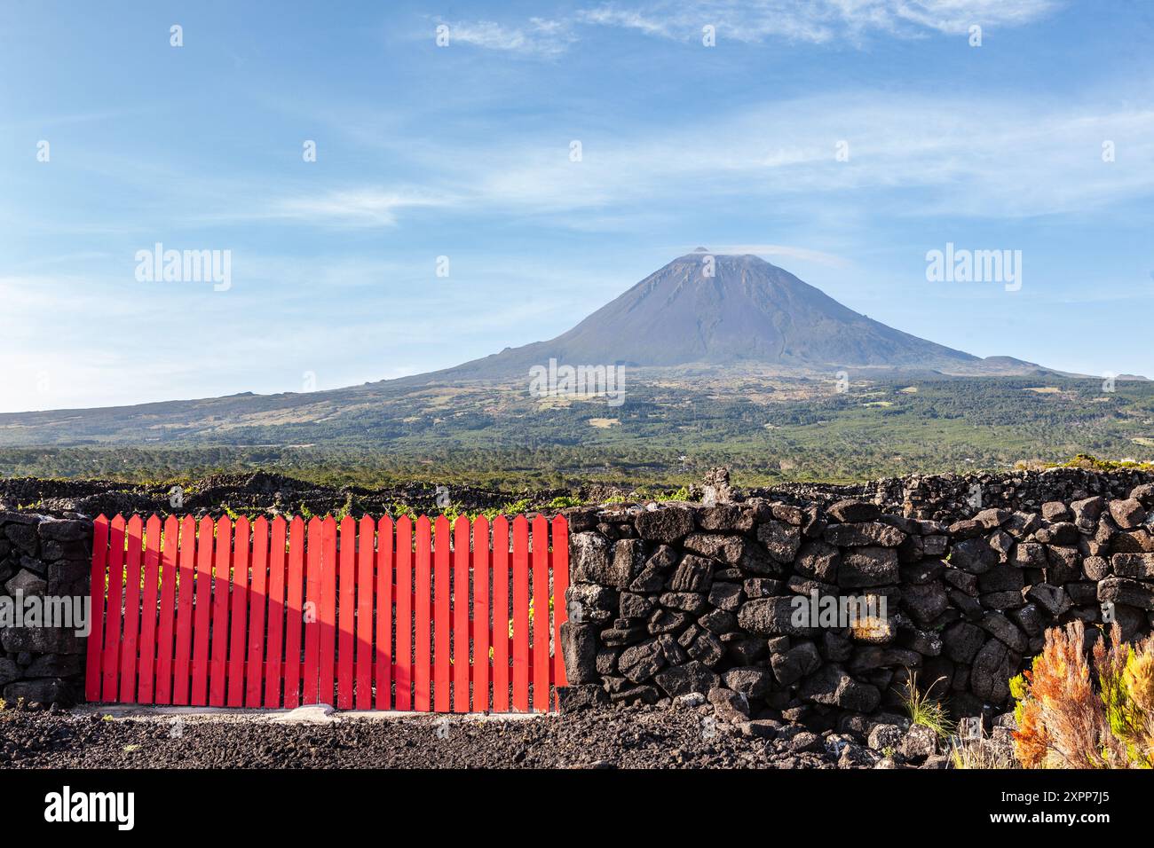 Mount Pico Volcano in the Azores, Portugal Stock Photo - Alamy
