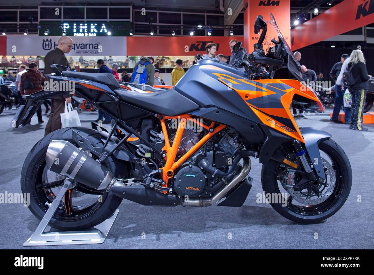Pasila, Helsinki, Finland – February 3, 2024: KTM 1290 Super Duke GT ...