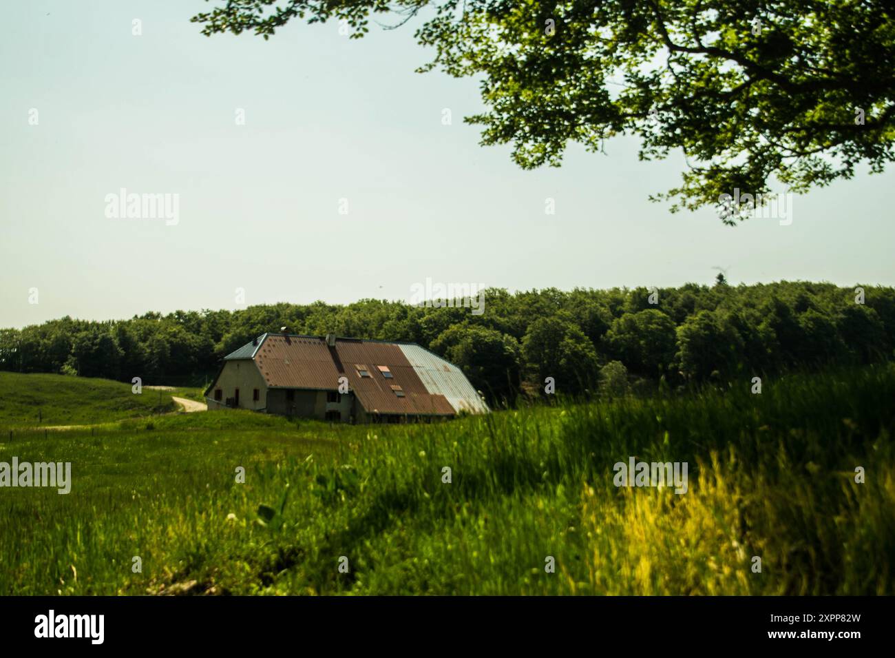 plateau of retord in ain in france Stock Photo - Alamy