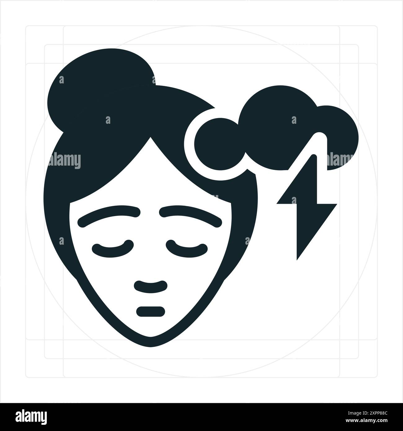 Migraine despair Cut Out Stock Images & Pictures - Alamy