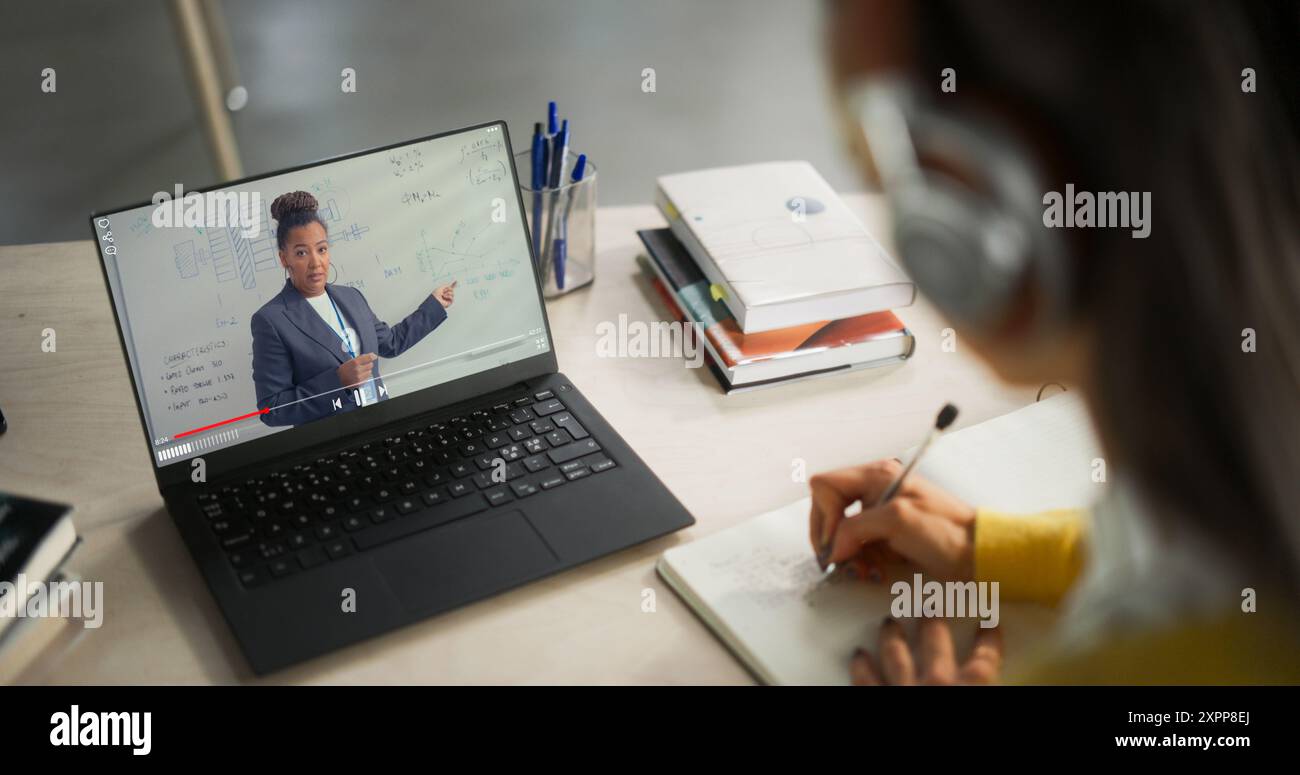 Over shoulder shot woman typing hi-res stock photography and images - Alamy