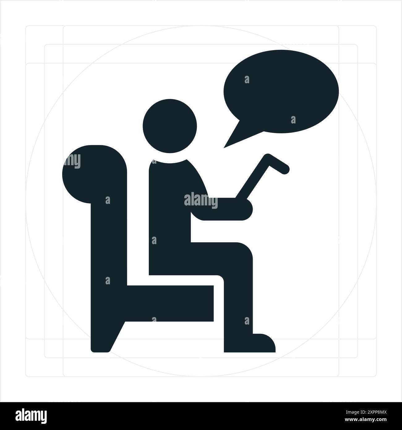Patient talking about problems with psychologist during therapy session ...