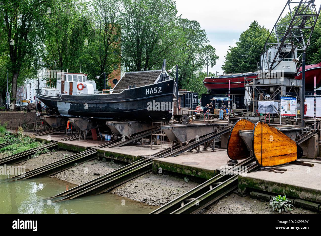 Old Harbour & Ship Yard Near the Blaak Cube Houses the Old Harbour and ...