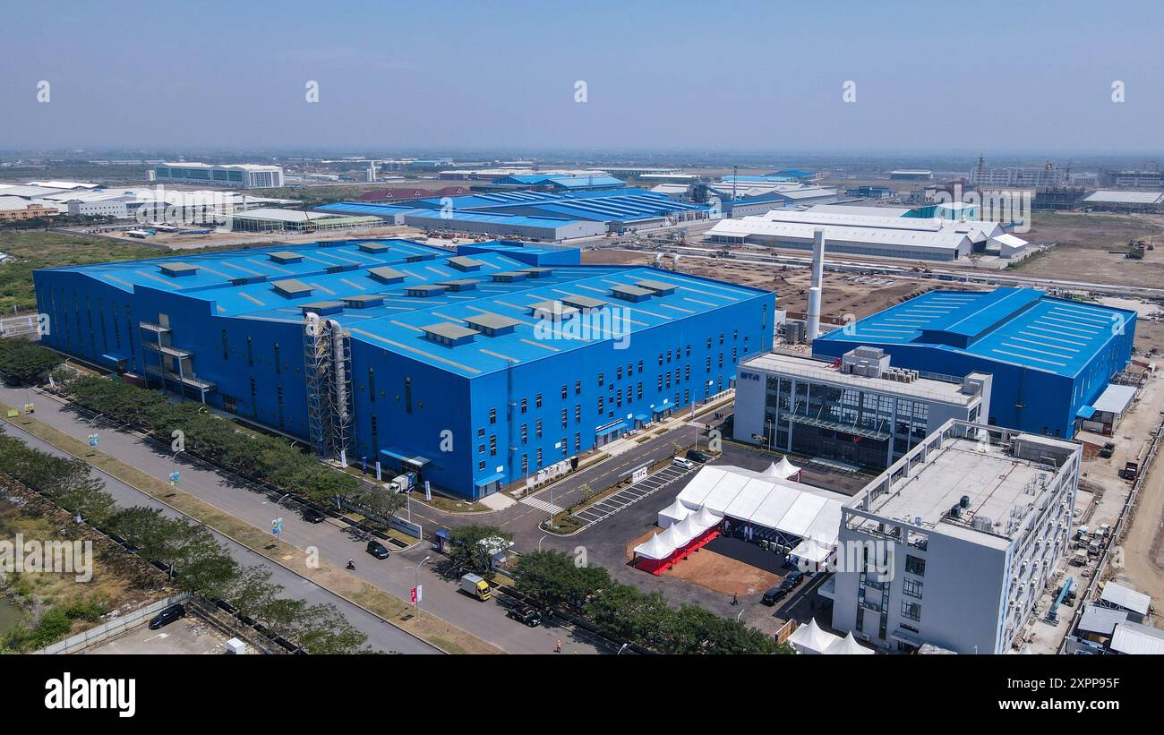 Central Java, Indonesia. 7th Aug, 2024. A drone photo shows an exterior ...