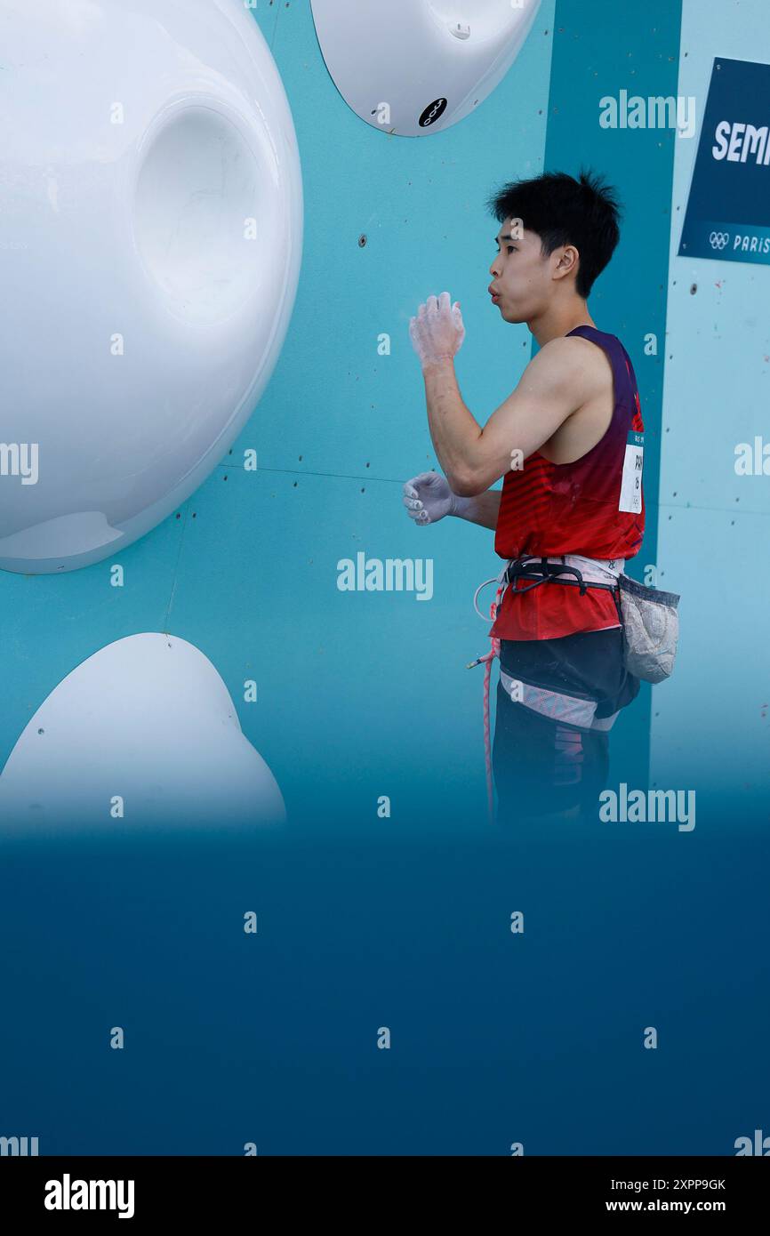 PAN Yufei of People's Republic of China Sport Climbing Men's Boulder ...