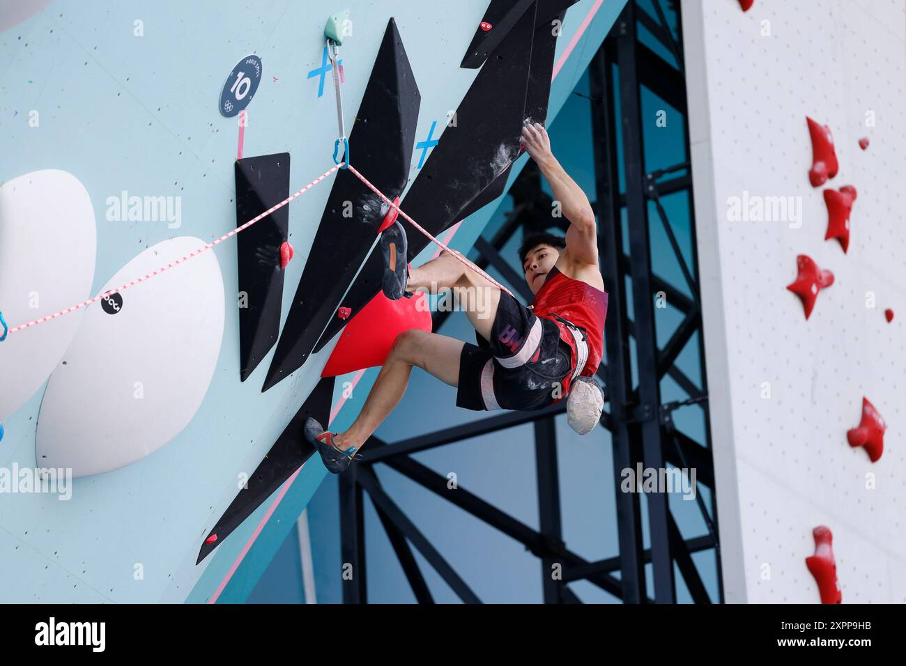 PAN Yufei of People's Republic of China Sport Climbing Men's Boulder ...