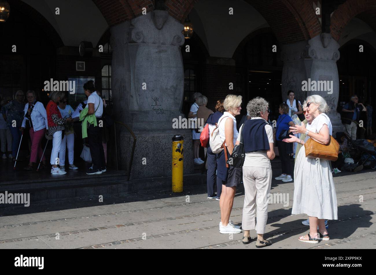 Copenhagen/ DenmarK/ 07 August 2024/ Senior citizen in danish capital ...