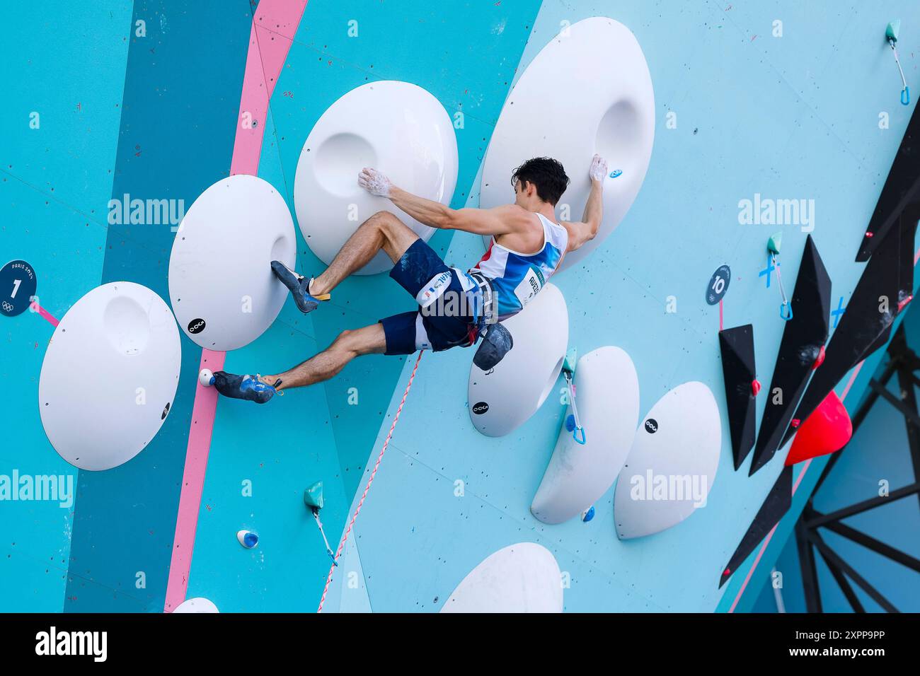 AVEZOU Sam of France Sport Climbing Men's Boulder & Lead, Semifinal ...